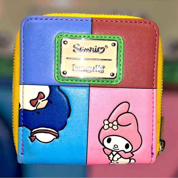 Loungefly | Bags | Hello Kitty And Friends Loungefly Colorblock Wallet ...